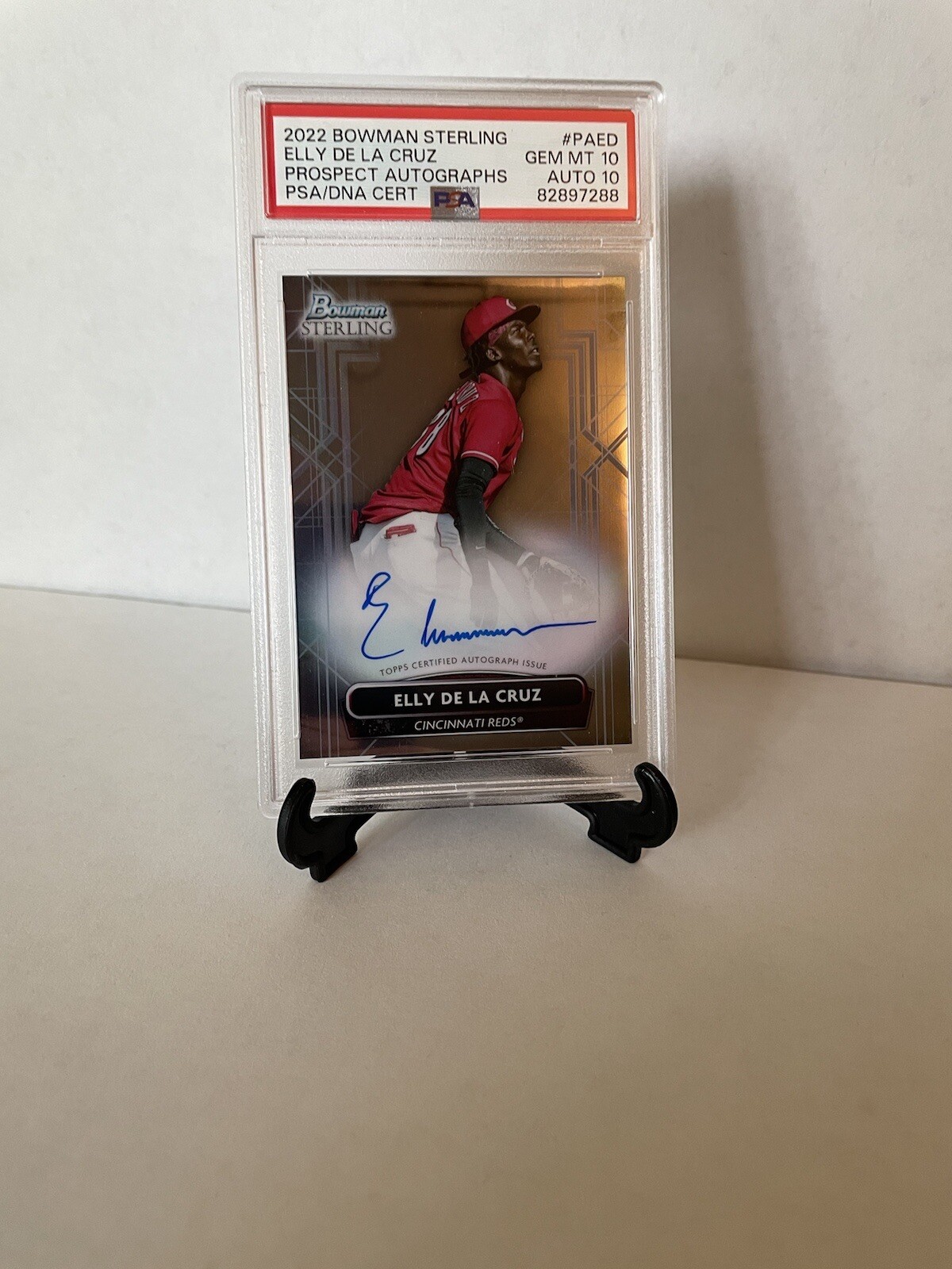 2022 Bowman Sterling - Autograph #PA-ED Elly De La Cruz PSA 10 On Auto ...