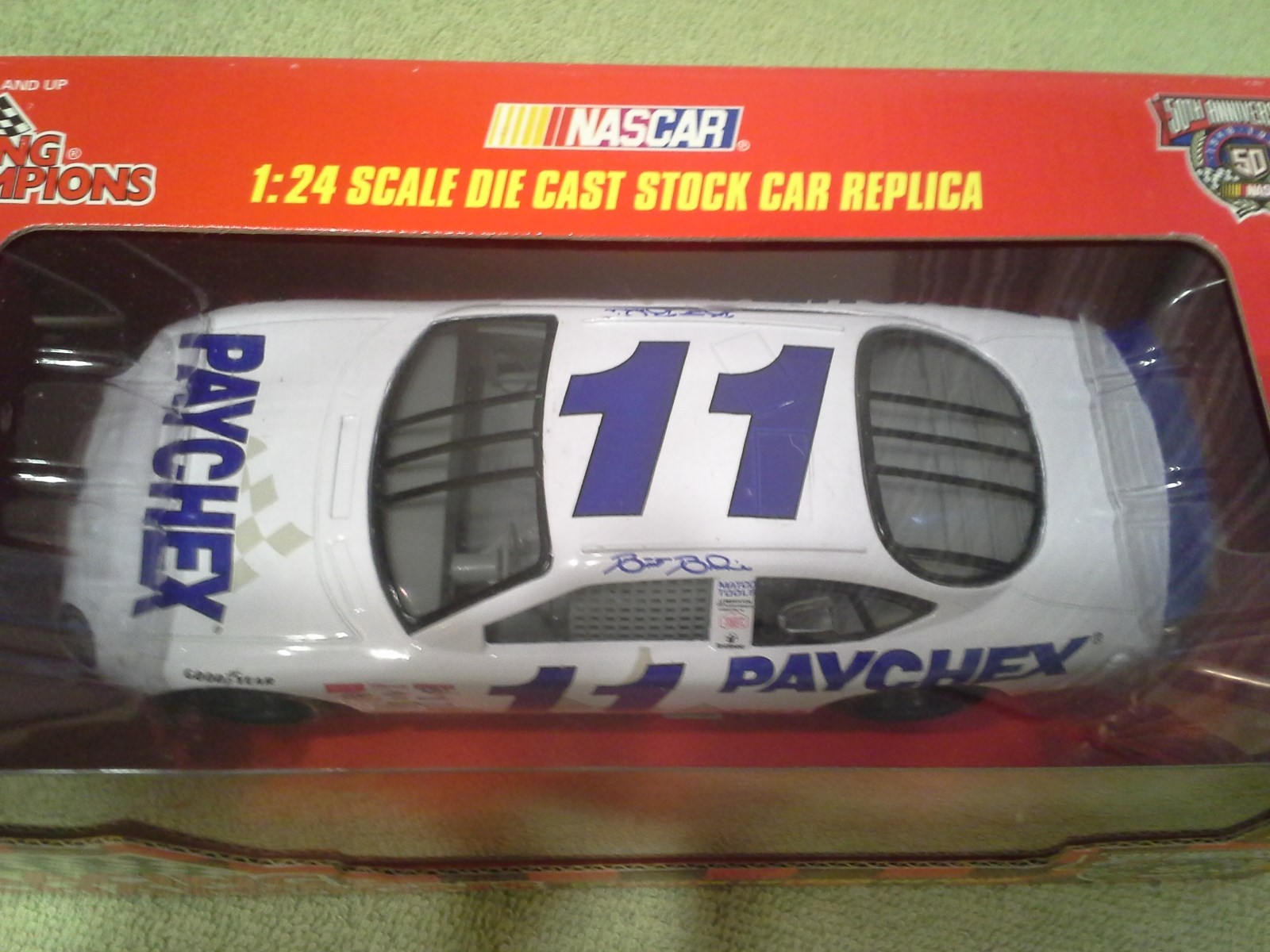 1998 Racing Champions BRETT BODINE #11 Paychex Ford 1/24 Diecast Nascar ...