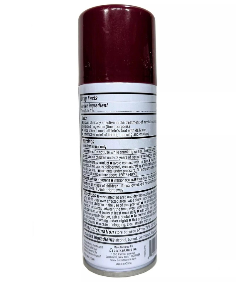 4pk LUCKY ANTIFUNGAL POWDER SPRAY ATHLETE'S FOOT 1% TOLNAFTATE TALC ...