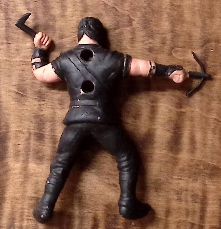 BLACK RAMBO NINJA 4 INCH VINYL ACTION FIGURE ANABASIS INVESTMENTS NV T ...
