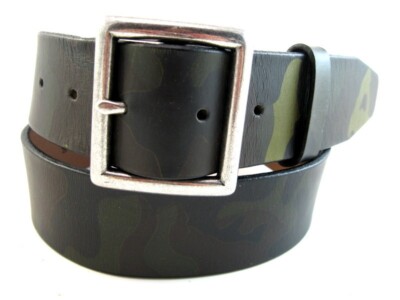 Allen Edmonds "CAMOCLIFF AVE" Casual Belt #17305 Size 32 Camo (1) | eBay
