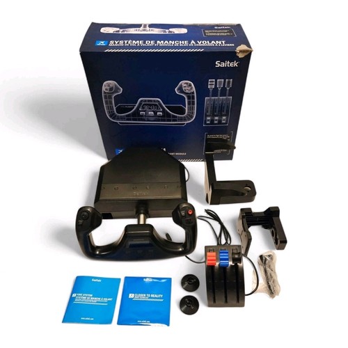 Saitek Pro Flight Yoke System and Throttle Quadrant Professional ...