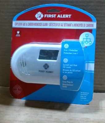 First Alert Gco16na Combination Explosive Gas and Carbon Monoxide Alarm ...