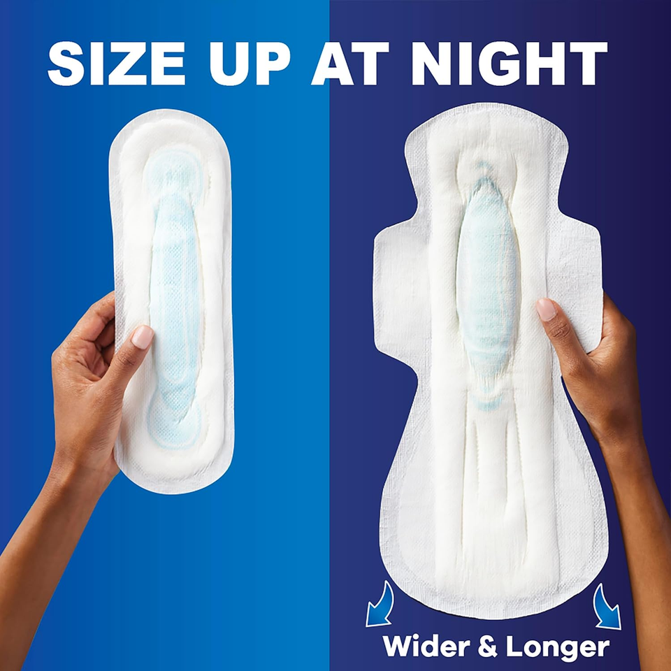 Always Maxi Feminine Pads without Wings for Women, Size 1, Regular ...