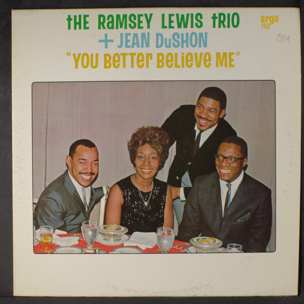 RAMSEY LEWIS & JEAN DUSHON: you better believe me ARGO 12" LP 33 RPM ...