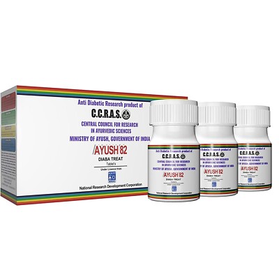 Ayush 82 Diabatreat (540 Tablets) Controls Blood Sugar Naturally 100% ...