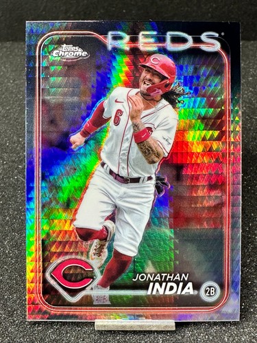 2024 Topps Chrome Prism Refractor JONATHAN INDIA #185 FREE SHIPPING | eBay