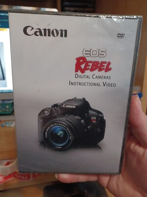 Canon DVD EOS Rebel Tutorial Guide and Instructional Video DVD New ...