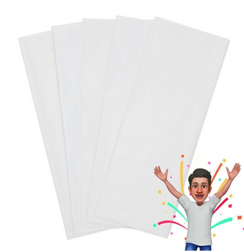 LARGE SHEETS * 66cm x 50cm WHITE TISSUE WRAPPING PAPER - LOW PRICE ...