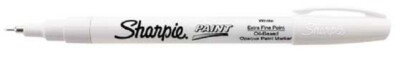 2x Sharpie EXTRA FINE POINT WHITE PAINT MARKERS Waterproof *USA Brand ...