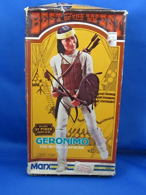 Best of the West MARX GERONIMO Figure & Accessories vintage With Box ...