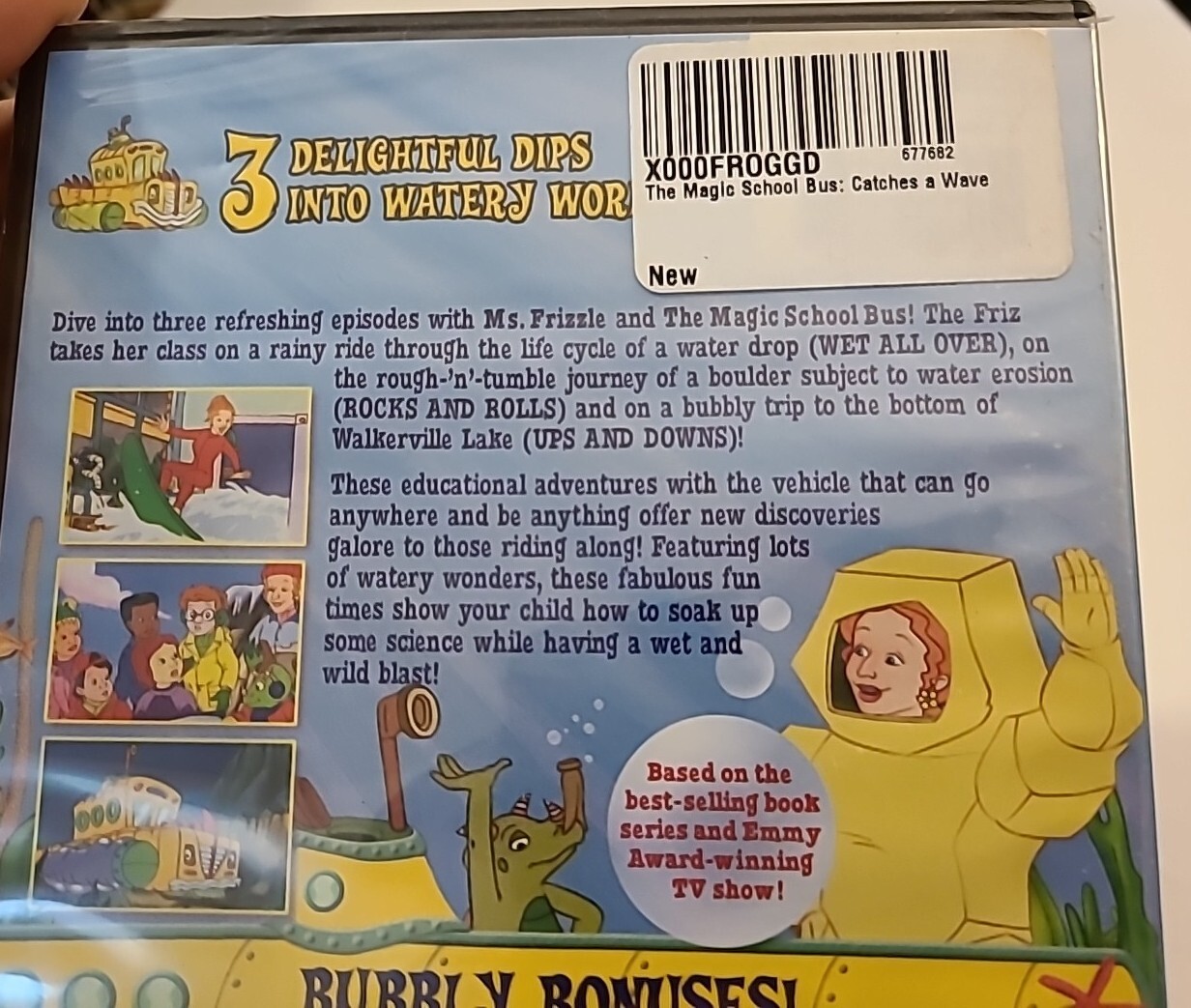 Scholastic The Magic School Bus Catches a Wave NEW DVD childrens ...