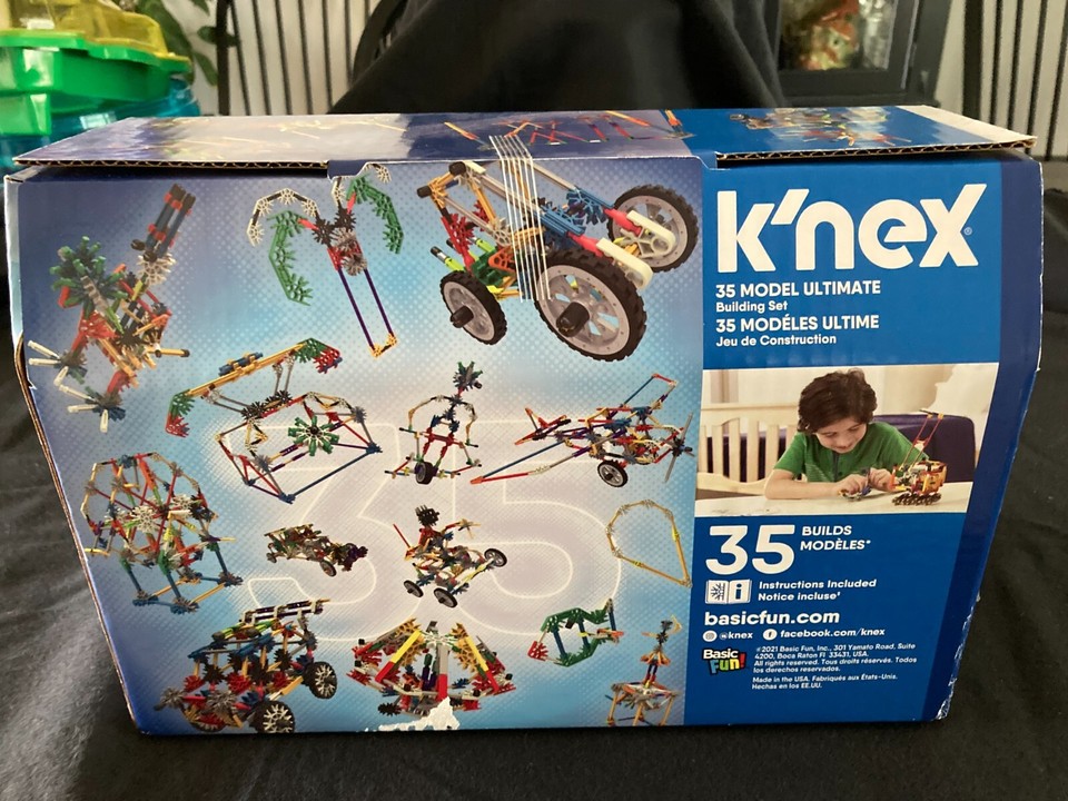 K'NEX Basic Fun 12418 35 Model Ultimate 480 pc New Unopened Toy | eBay