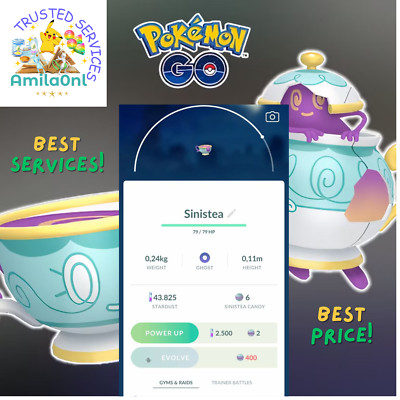 Pokémon Go - Sinistea (Antique Form) - Tra_DE 20.000k Stardust | eBay
