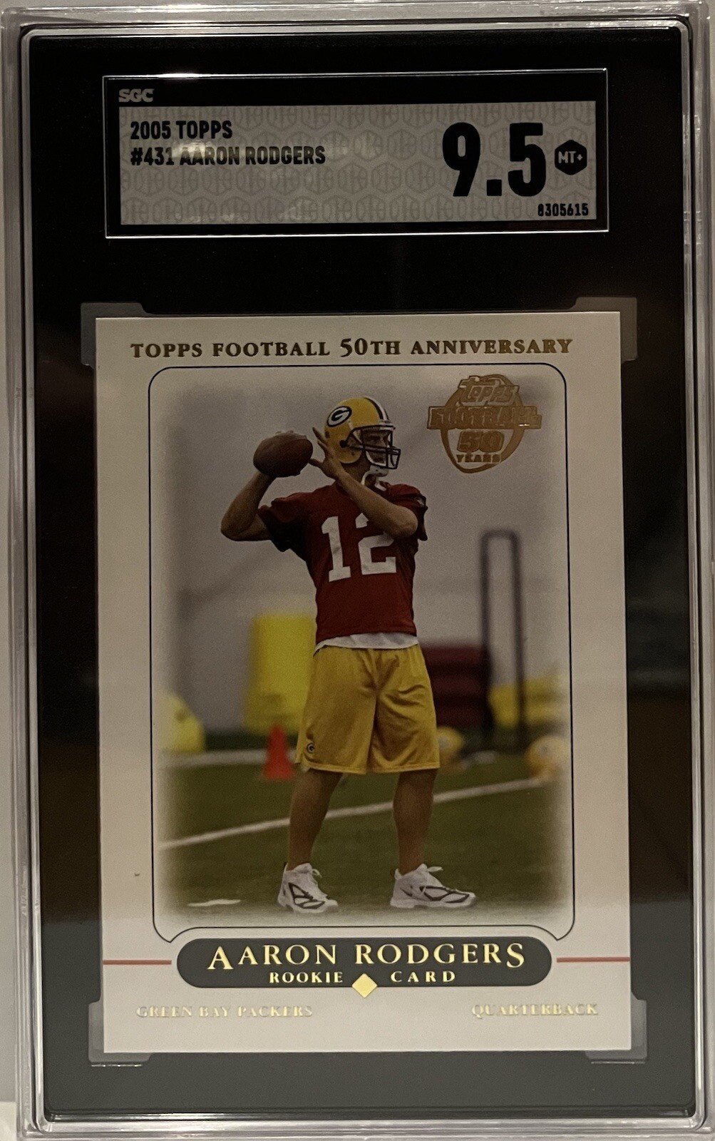 2005 Topps #431 Aaron Rodgers Rookie Card SGC 9.5 | eBay