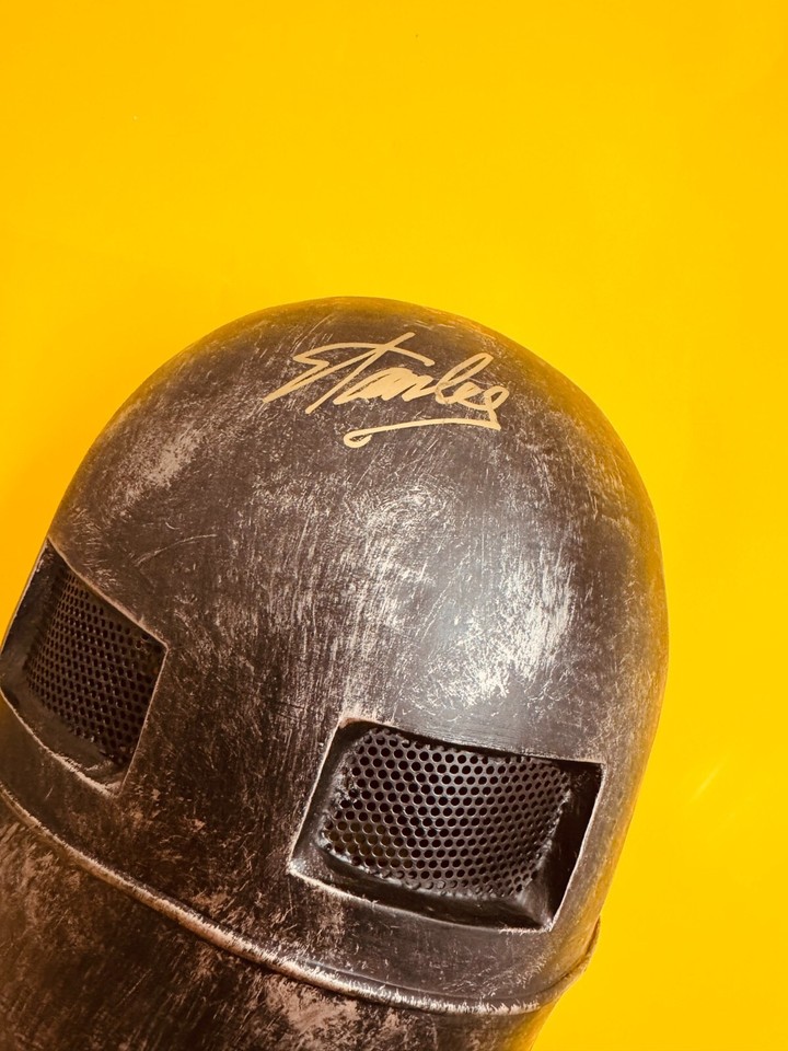 Heavy SPIDER-MAN and IRON MAN Signed Stan Lee HARD Masks PSA DNA coa ...