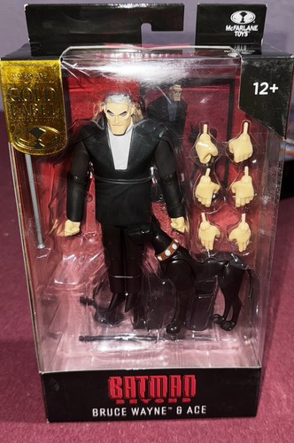 Mcfarlane Toys Batman Beyond Bruce Wayne & Ace Gold Label SDCC ...