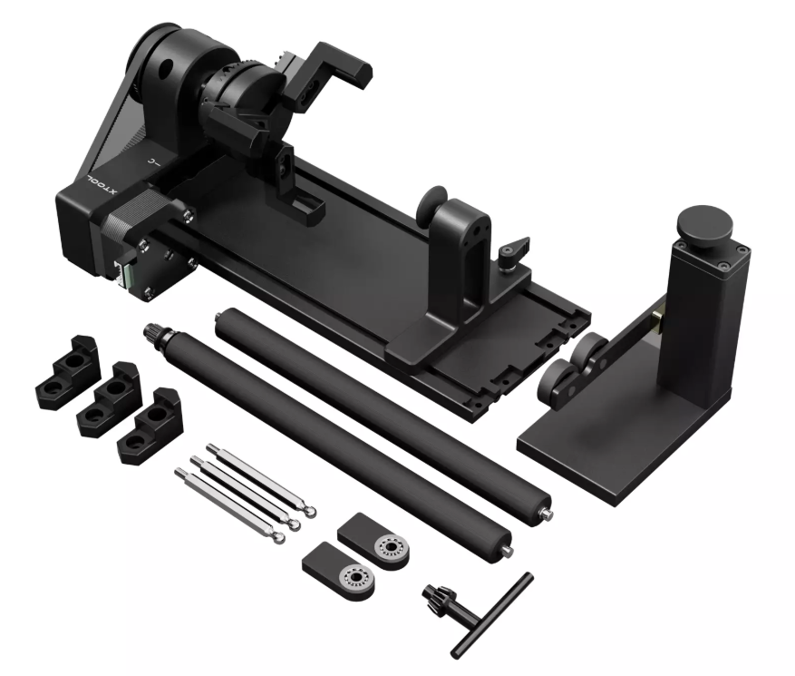 Xtool M1 Engraver w/Air Assist/Riser/RA2 Pro Attachments + Extras ...