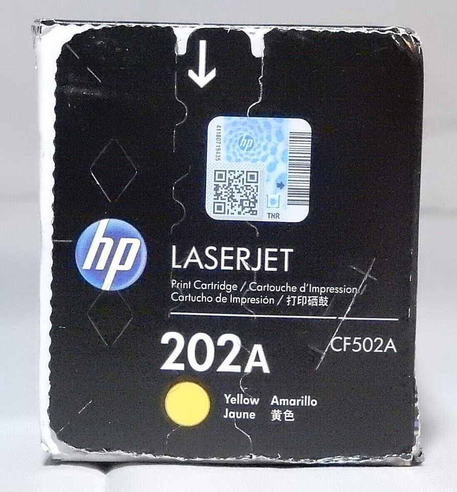 HP CF502A 202A Yellow Toner Cartridge LaserJet Pro M254 Genuine New ...