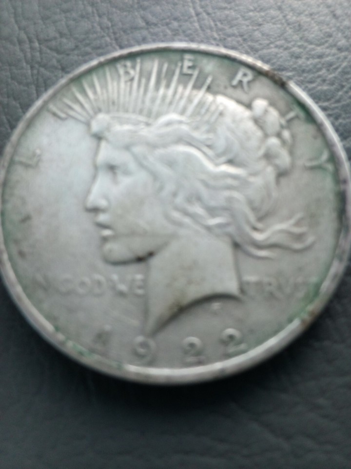 1922 Statue of Liberty and Peace Coin Silver Dollar Collection Peace ...