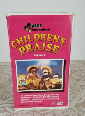 Vintage CHILDREN'S PRAISE Volume 2 VHS Tape Clamshell Puppets Christian ...