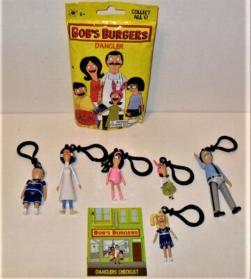 BOBS BURGERS DANGLERS SEASON 6 EXCLUSIVE COSTUME CHARACTERS SET OF (6 ...