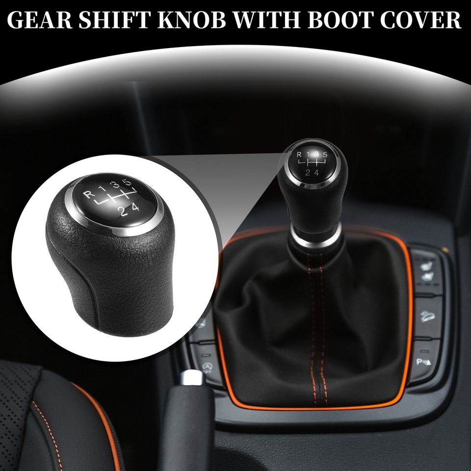 5 Speed Manual Gear Shift Knob for VW Transporter T5&T5.1 Plastic Black ...