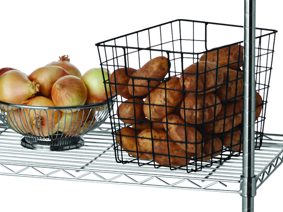 Wire Shelving Extra Wire Shelf 18" X 36", Fits 1" Pole Diameter, Chrome ...