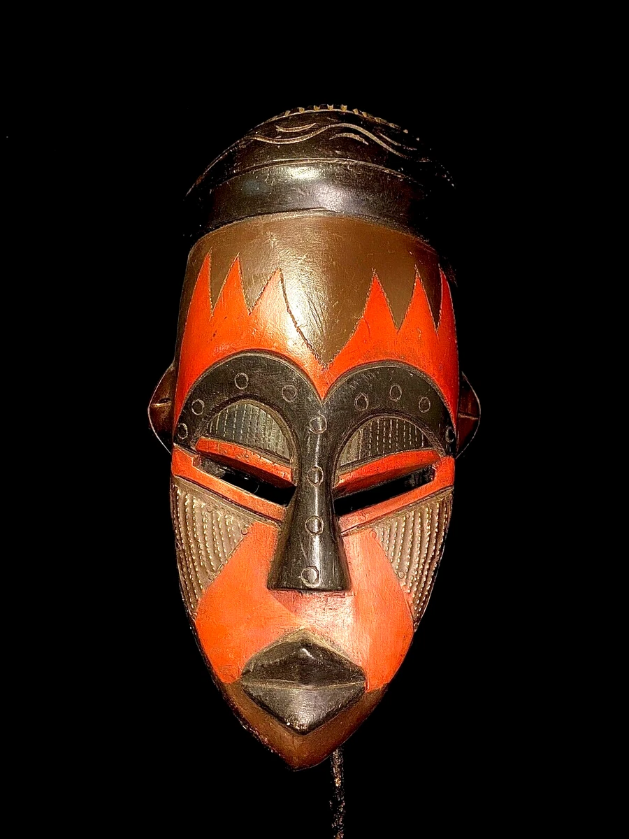 Colorful West African Masks