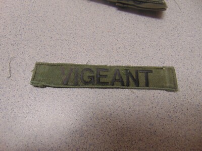MILITARY PATCH US ARMY NAME TAPE TAG SEW ON FOR BDUS OLDER SUBDUED ...
