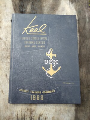 1968 USN Naval Training Center Great Lakes IL Drill Company 5964 ...