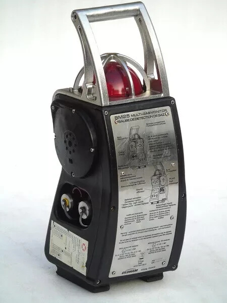 OLDHAM BM25 PORTABLE TRANSPORTABLE GAS DETECTOR AREA MULTI MONITOR W ...