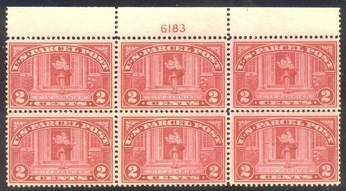 U.S. #Q2 Mint NH Plate Block - 1913 2c Parcel Post ($230) | eBay