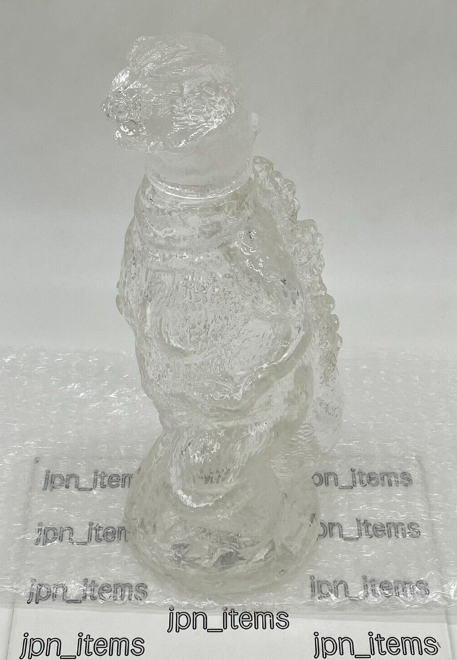 Godzilla Limited Decanter Vintage White Glass Bottle TOHO UNICON 1980s ...