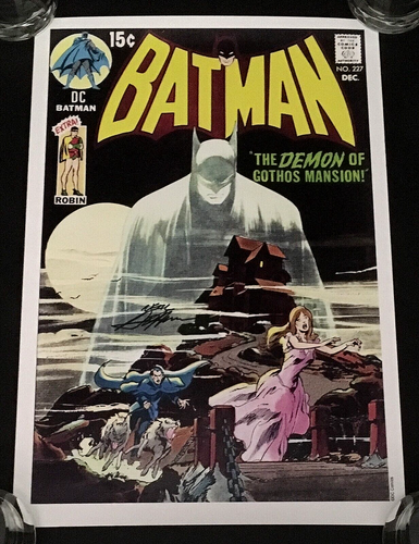 NEAL ADAMS SIGNED BATMAN #227 POSTER 13x19 w/ COA CLASSIC COVER ART DC ...