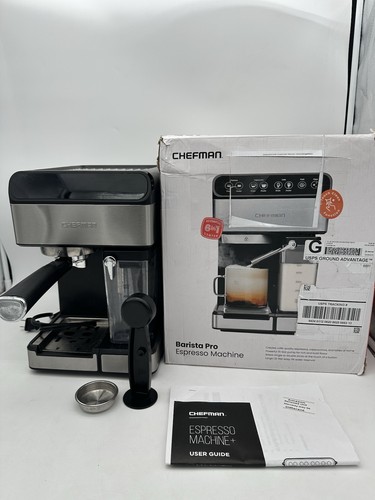 Chefman Barista Pro Espresso Machine 6-in-1 Coffee Maker 15-BarPump ...