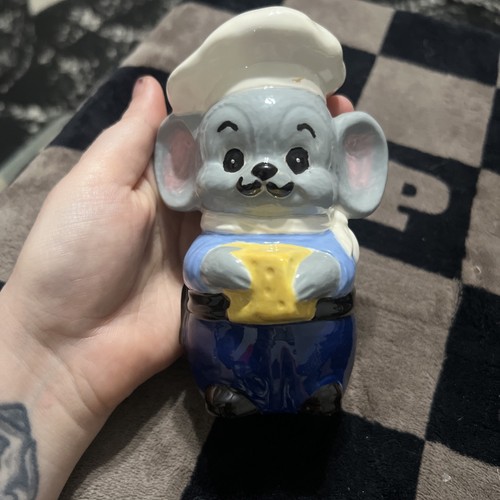 Vintage Alberta Molds Ceramic Mouse Cheese Parmesan Shaker 1977 | eBay