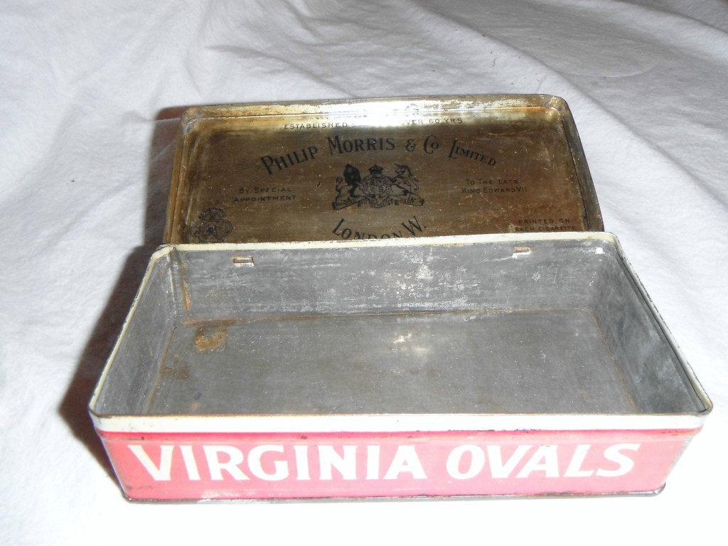 VINTAGE PHILLIP MORRIS VIRGINIA OVALS CIGARETTE TIN VERY RARE | eBay