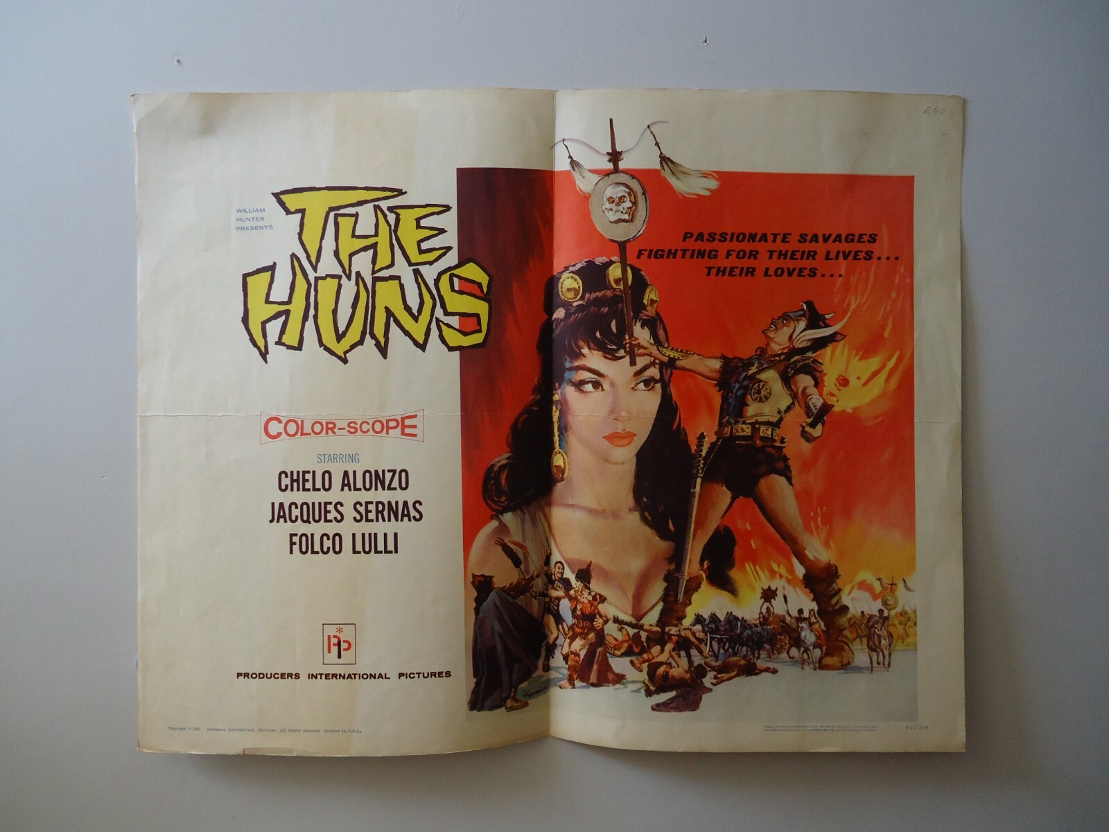 CHELO ALONSO/THE HUNS U4J/half sheet poster 22x28 | eBay