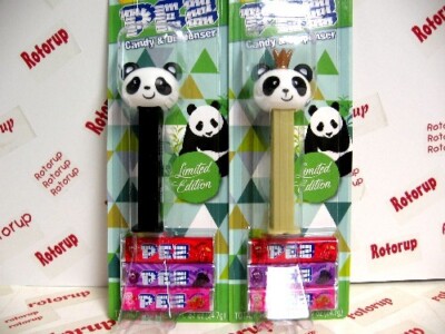 PEZ set of Panda and Panda with crown. Limited Editions. Retired | eBay
