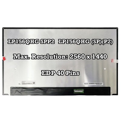 LP156QHG SPP2 LP156QHG (SP)(P2) Laptop LCD Screen Panel Matrix 15.6 ...
