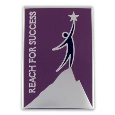 PinMart's Reach For Success Recognition Motivational Corporate Lapel ...