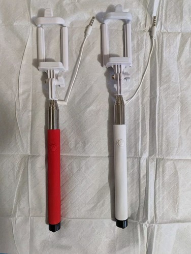 TWO (2) X Selfie Stick Cable Take Poles | eBay