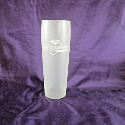 Lovely Strongbow Cider Frosted Glass 450ml Man Cave Barware Collectable ...