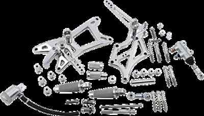 SM Polished Mid Control Kit w Speedpegs Harley-Davidson Road King 17-20 ...