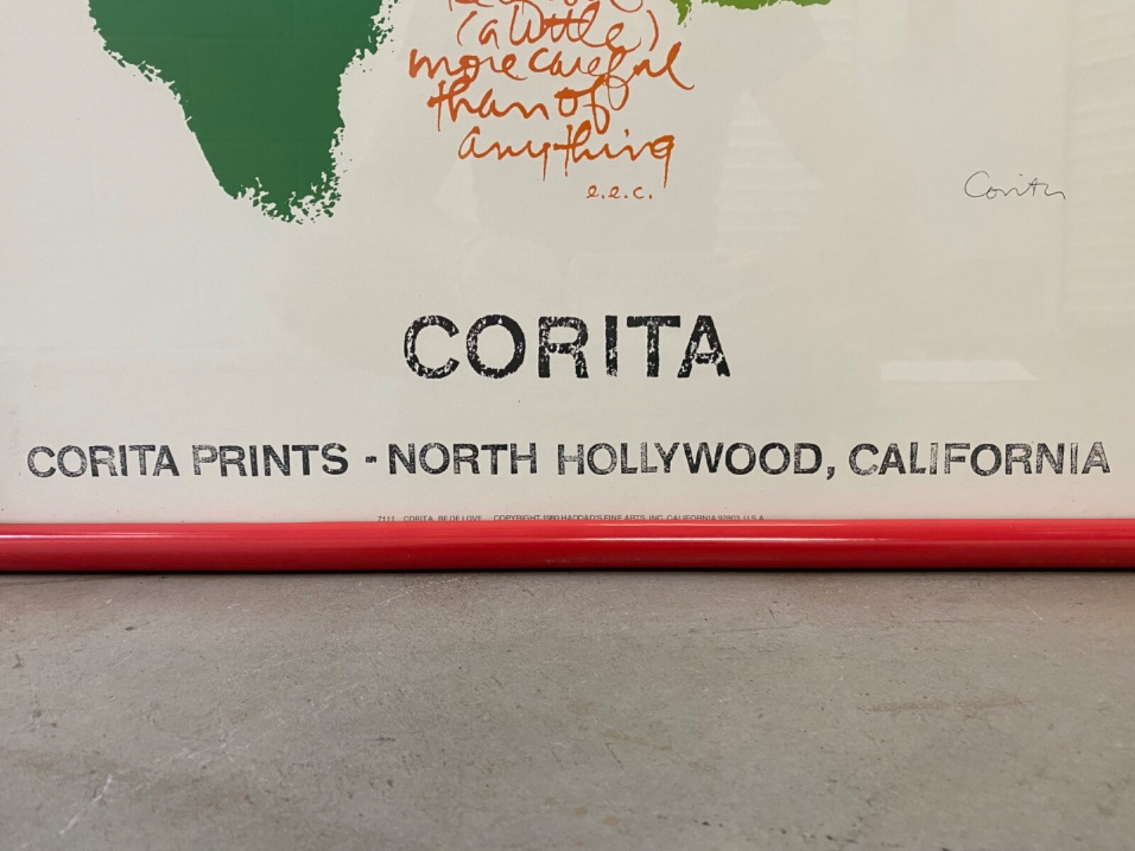 🔥 RARE Vintage Corita Kent Modern Lithograph Exhibition Poster ...