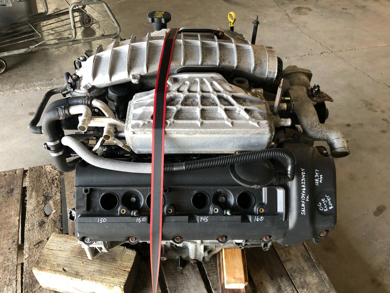 2006 LAND ROVER RANGE ROVER L322 4.2L AJ-8 V8 SUPERCHARGED ENGINE MOTOR ...