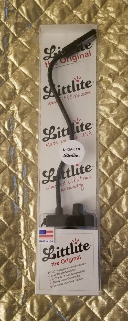 LittLite BLOWOUT L-12A-LED 12" RED &White LED Lamp w/ power supply Bag ...
