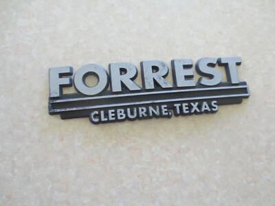 Forrest dealership car badge - Cleburne Texas USA | eBay