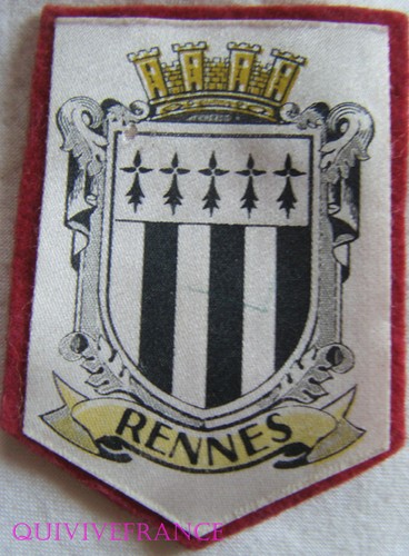 BG5851 - PATCH ECUSSON TISSU BLASON VILLE DE RENNES | eBay